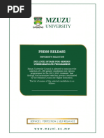 Domasi College Selection List 2025-2026 | PDF