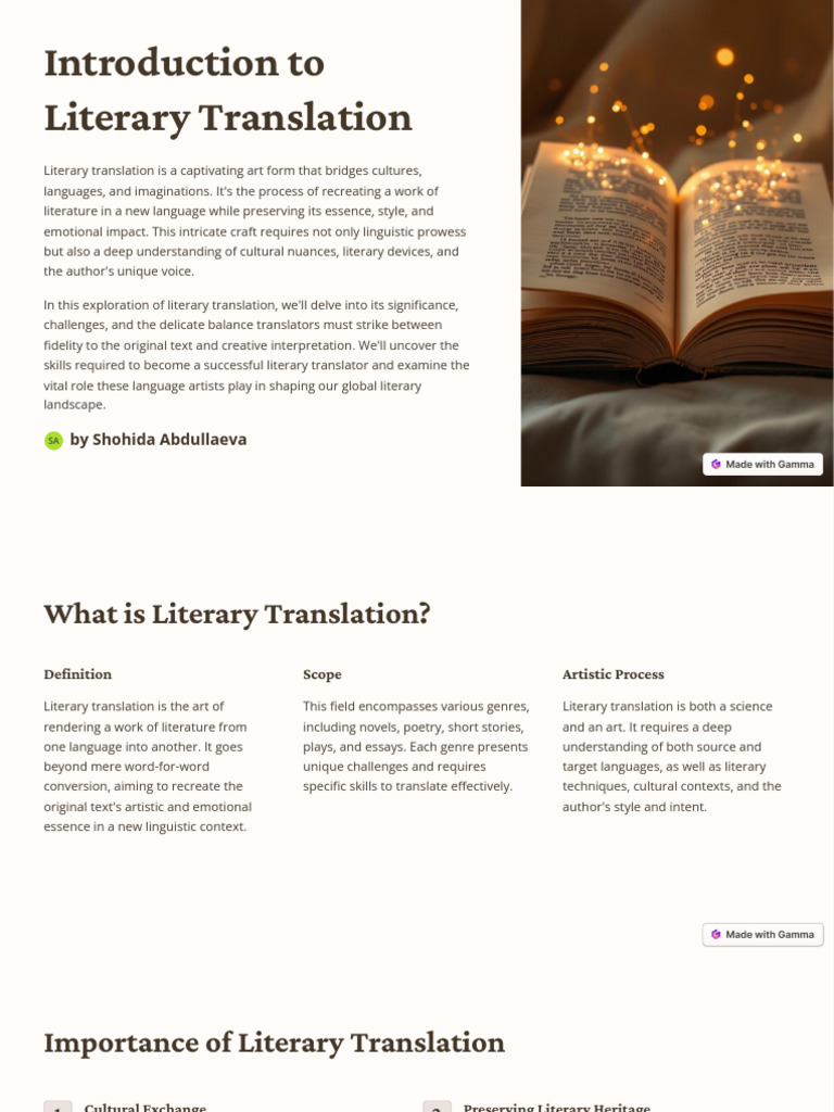 Understanding Literary Translation | PDF | Translations | Linguistics