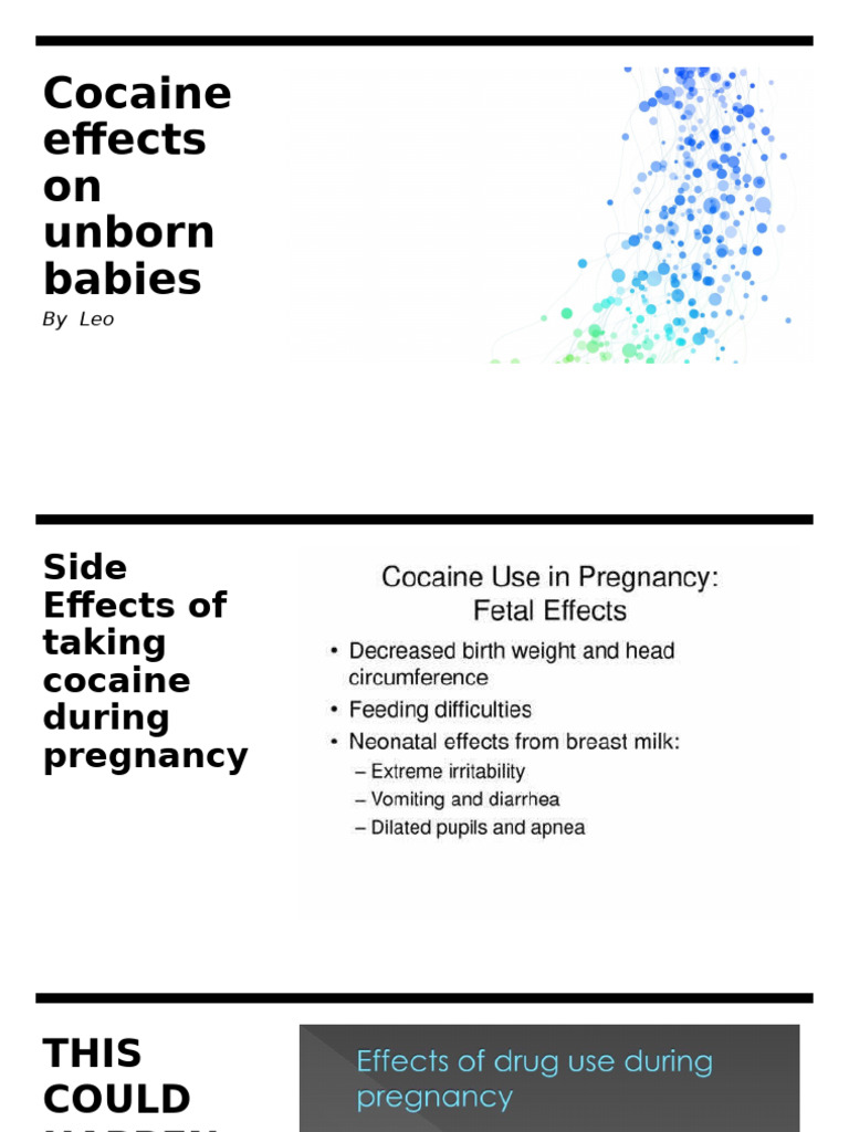 Cocaine and Its Effects On Unborn Babies | PDF