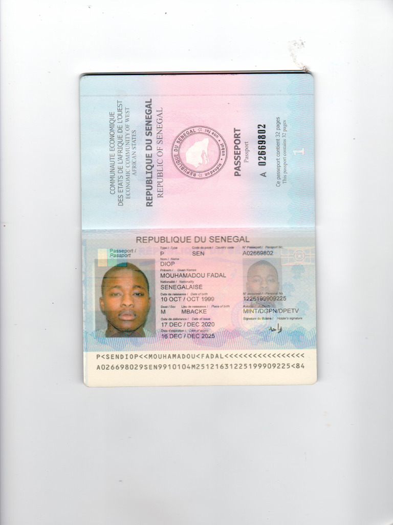 Passeport Sénégalais | PDF
