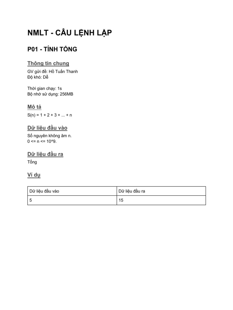 W03b Problems Loop Statement | PDF