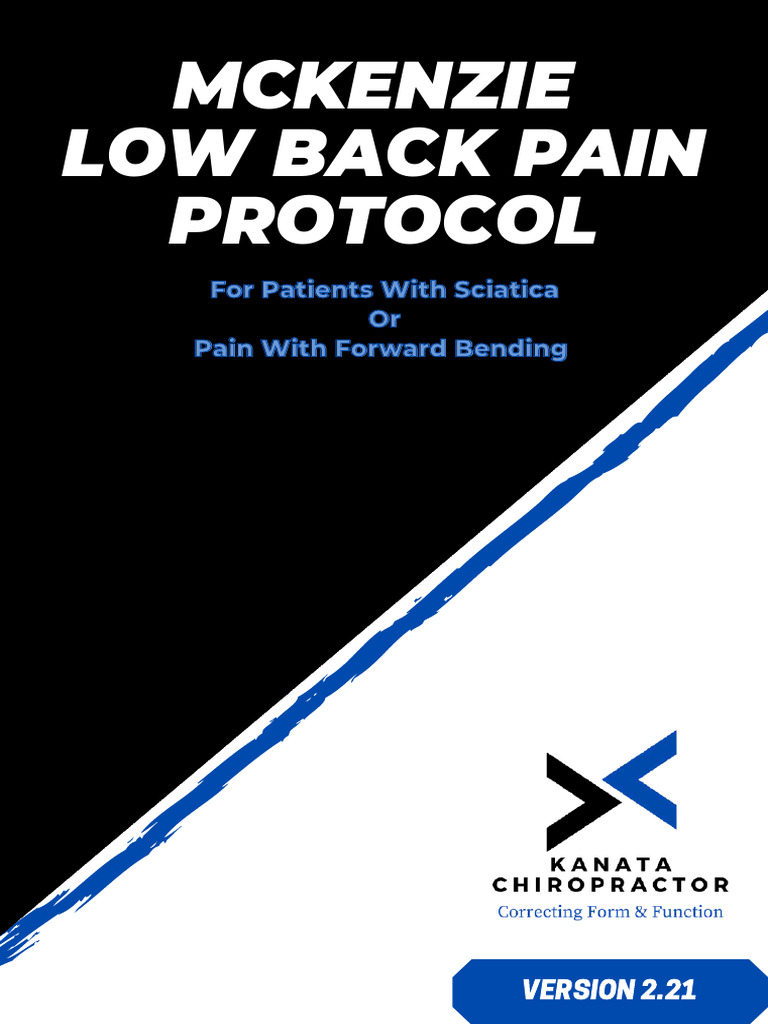 Mckenzie Low Back Pain Protocol 1745345949 | PDF | Arm | Abdomen