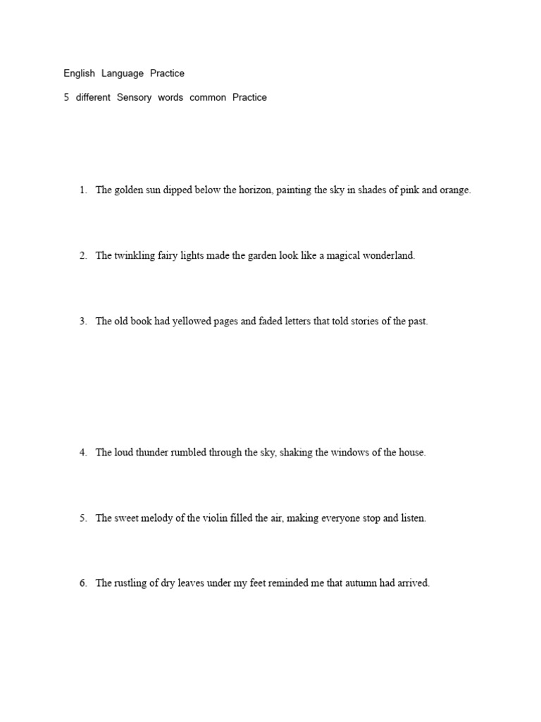 English Practice | PDF