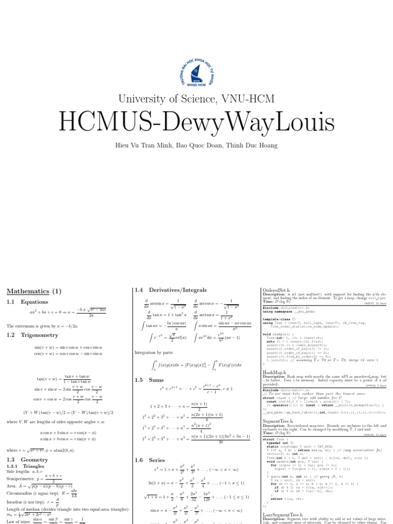 Kactl | PDF | Computer Programming | C++