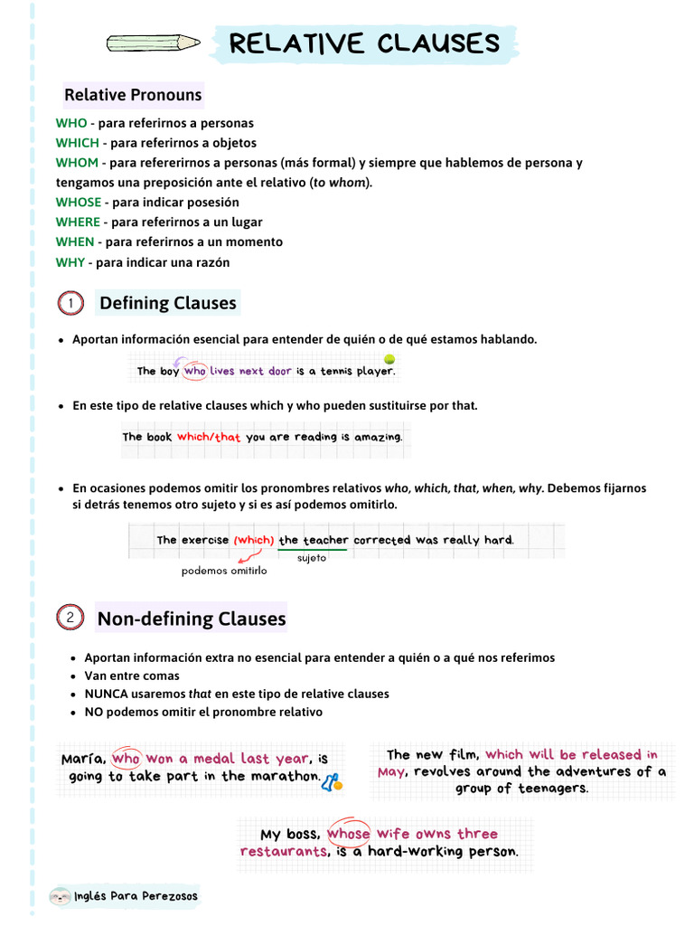 Relative Clauses | PDF
