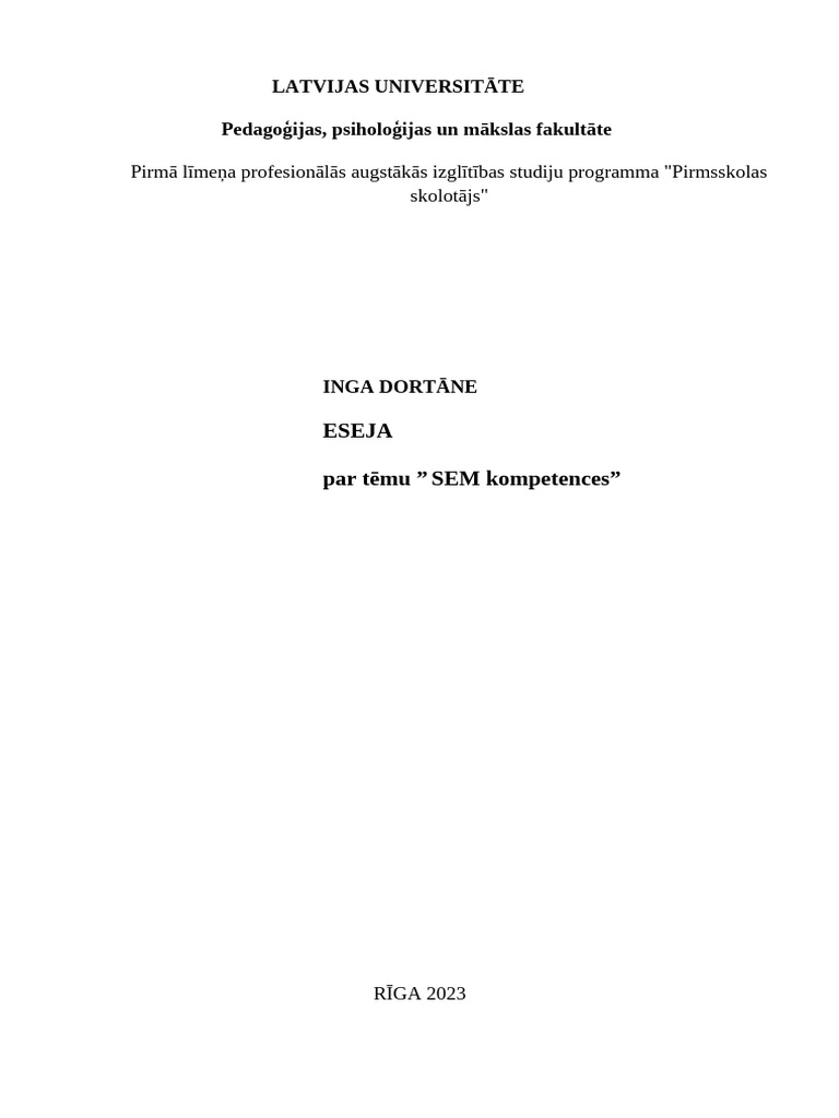 Eseja | PDF