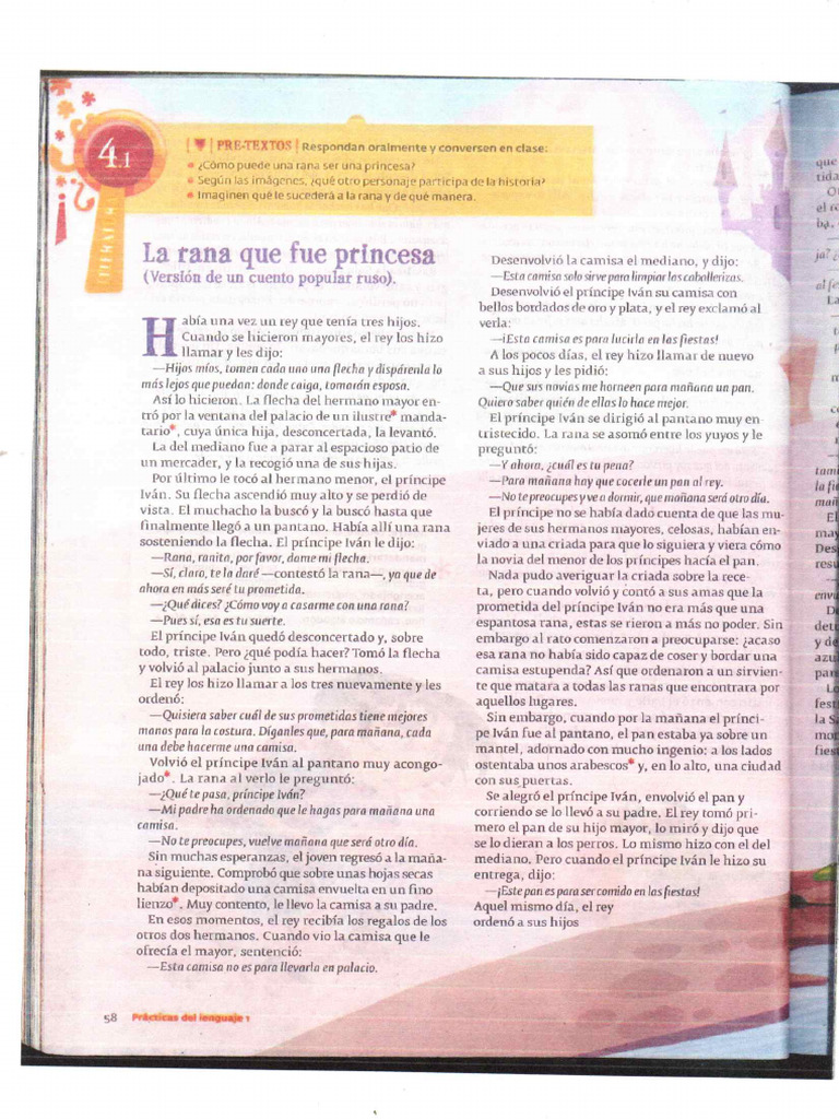 La Rana Que Fue Princesa Pdf