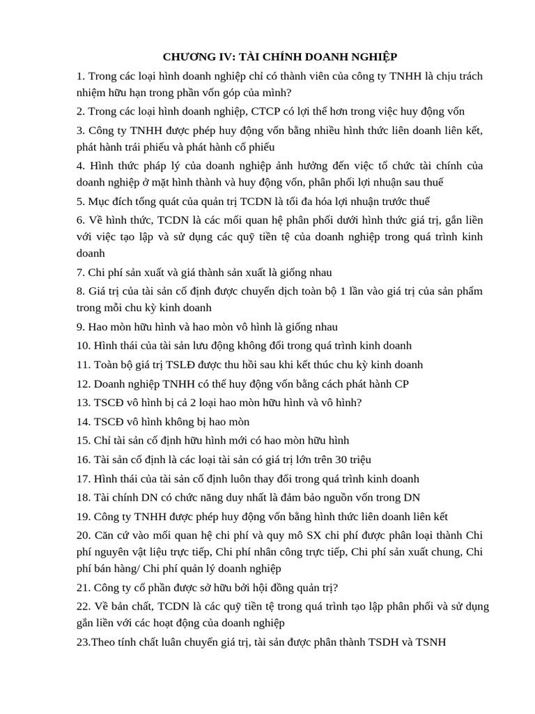 CHƯƠNG 4 TCDN | PDF