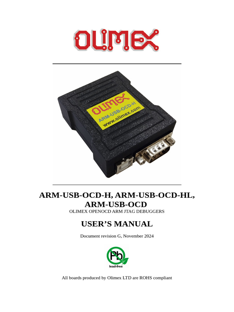 ARM-USB-OCD and OCD H Manual | PDF | Computer Hardware | Computer Science