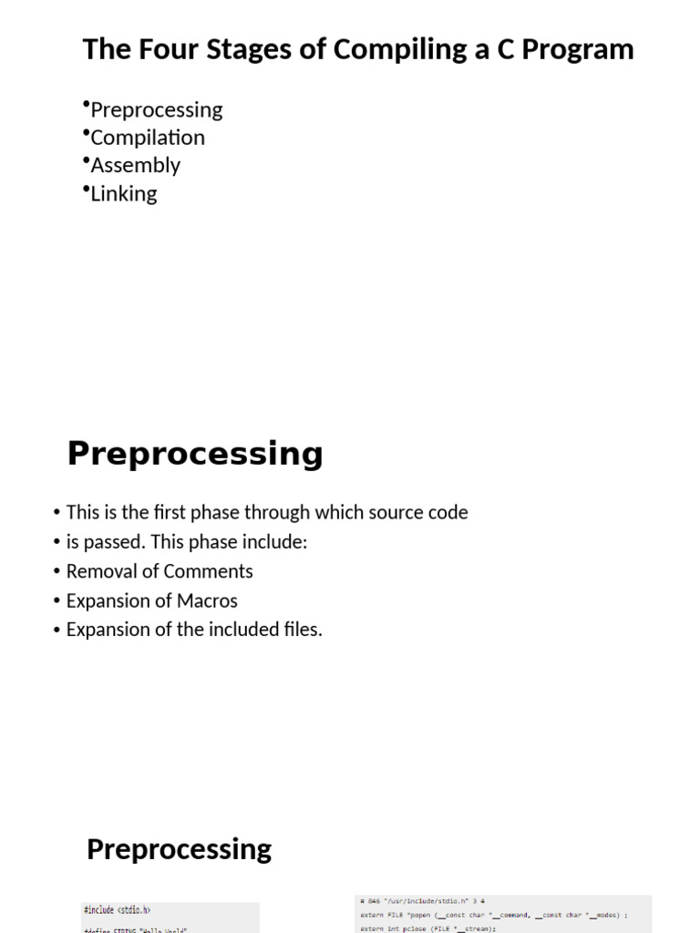Compilation of C Prog | PDF