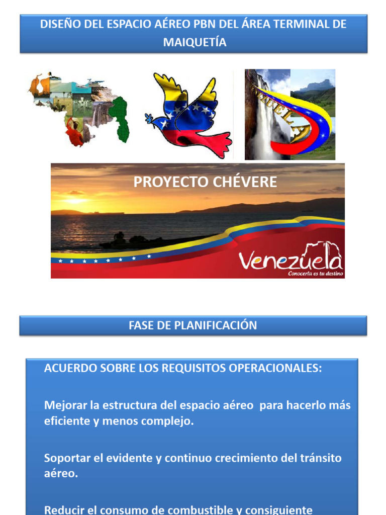 Diseño Del Espacio Aereo PBN Maiquetía | PDF | Control de tráfico aéreo | Planificación