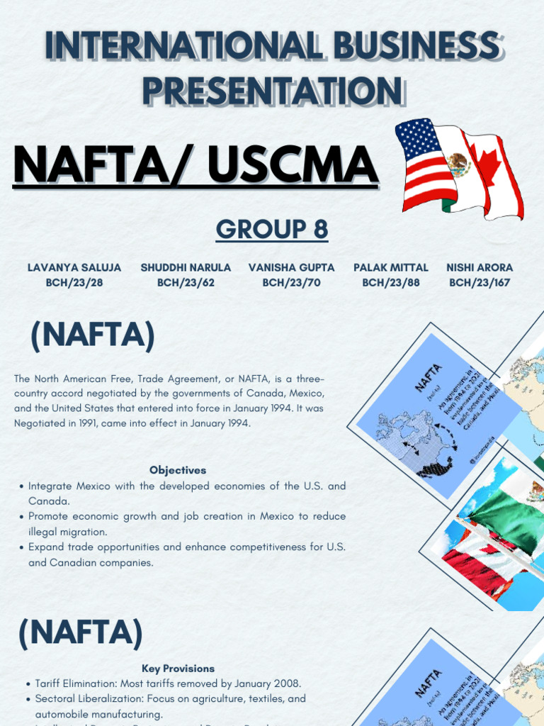 NAFTA and USMCA: Trade Impact Analysis | PDF | North American Free ...