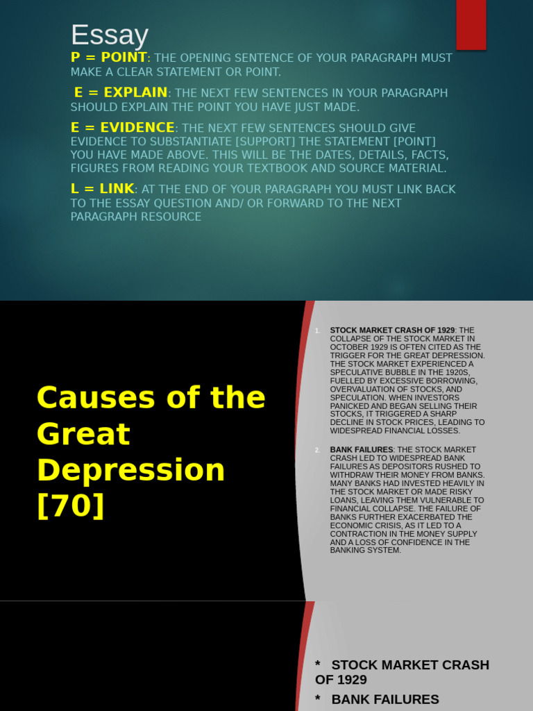 Essay - Great Depression | PDF | Great Depression | Recession