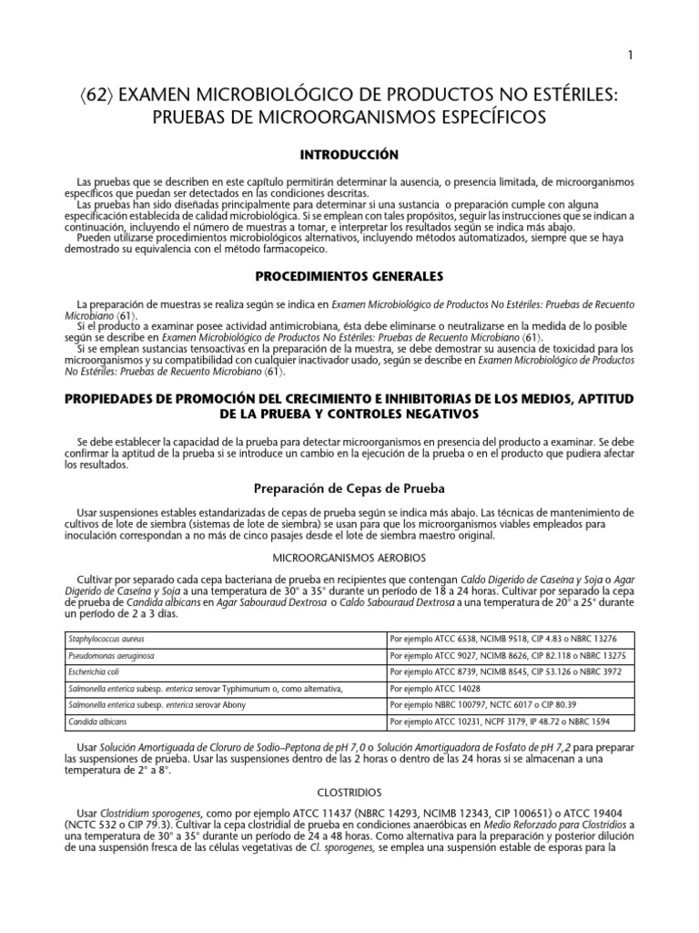 Prueba Recuento Microorganismos Especificos USP | PDF | Staphylococcus Aureus | Microorganismo