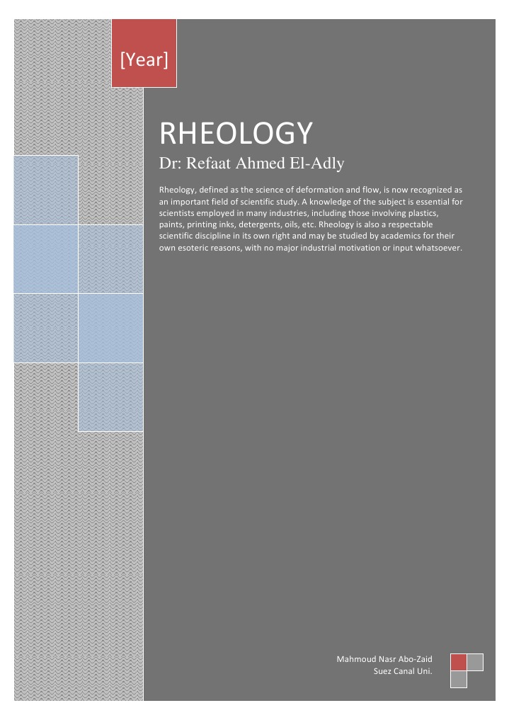 What Is Rheology | PDF | Rheology | Viscosity