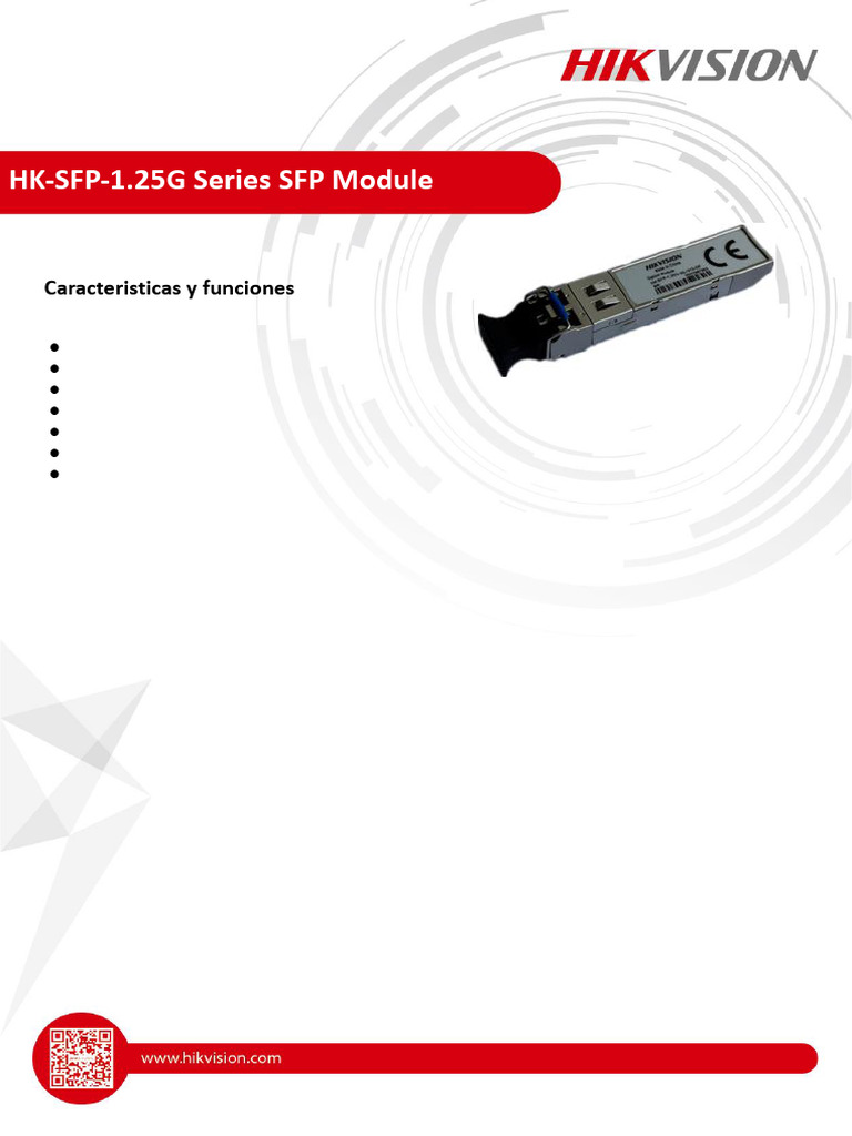 ESP - Spec of HK-SFP-1.25G-20-1310-DF Dual Fiber Sigle Mode SFP Module ...