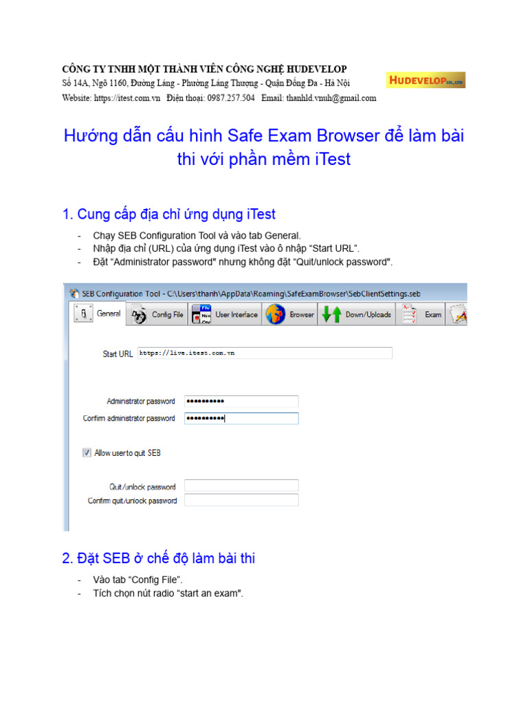 hướng dẫn dùng seb | PDF