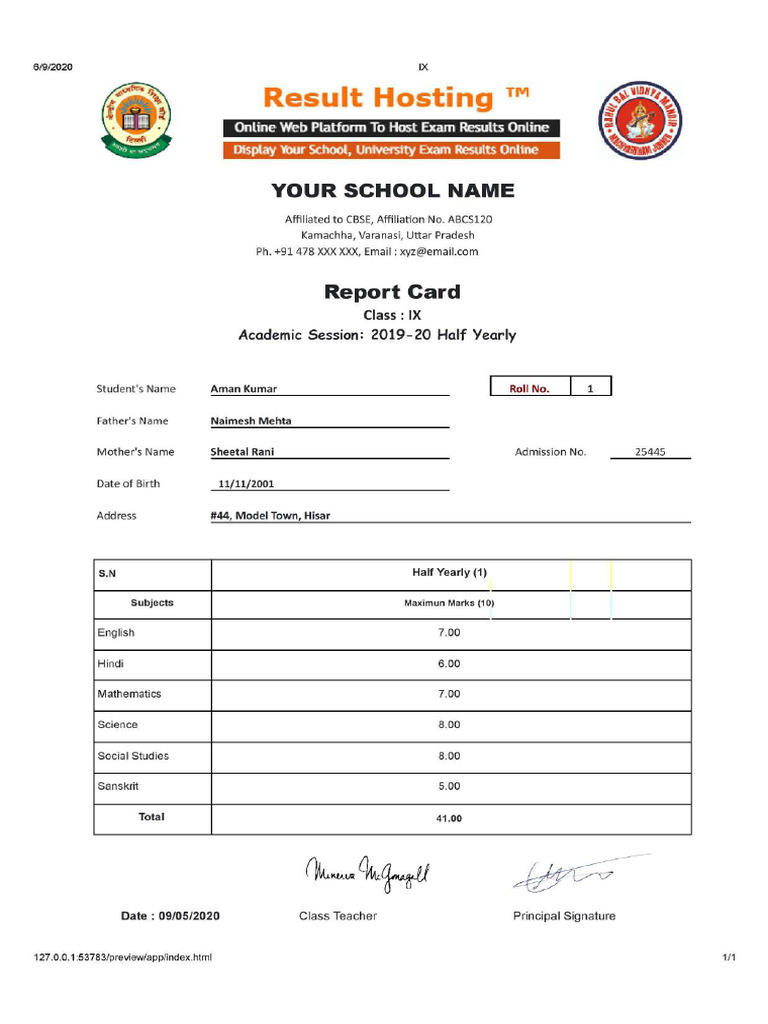 online-exam-result | PDF