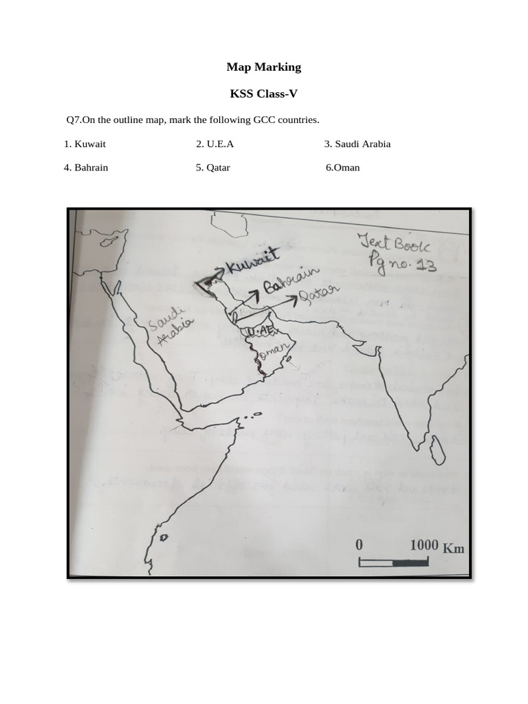 Class-V KSS - Map Marking | PDF