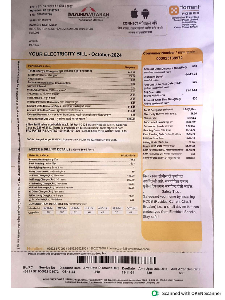 Light Bill | PDF