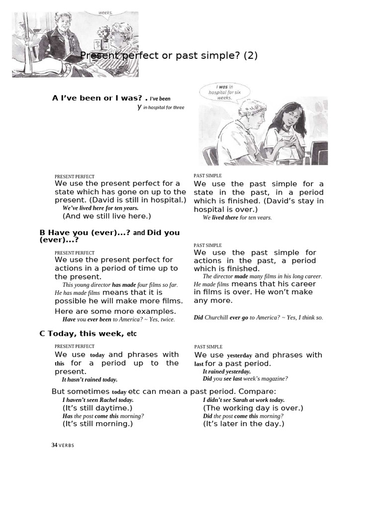 Present Perfect or Past Simple-2 | PDF