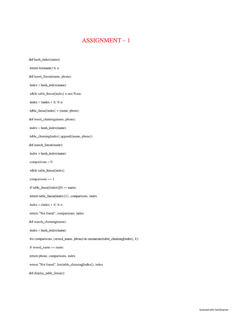 DSAL S1 (Avish Dhawan) | PDF