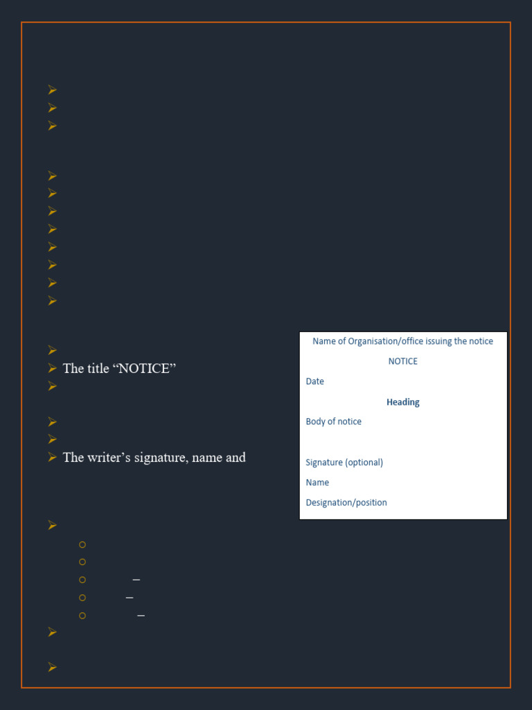 How to Write an Effective Notice | PDF