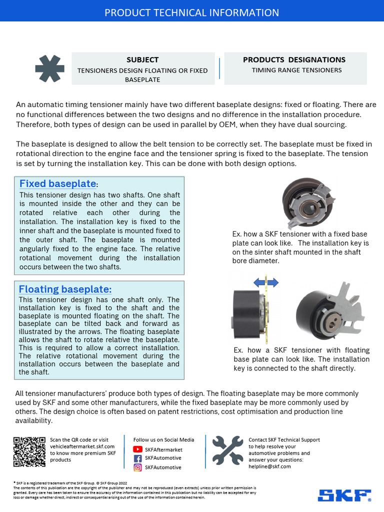 Napinacz Paska Rozrządu PTI - VKM - 0824 - EN | PDF