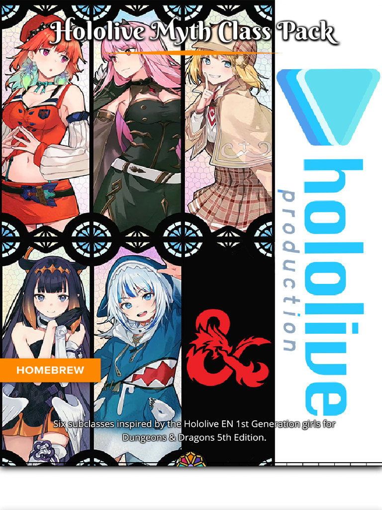D&D 5e - Hololive Myth Subclass Pack - GM Binder | PDF