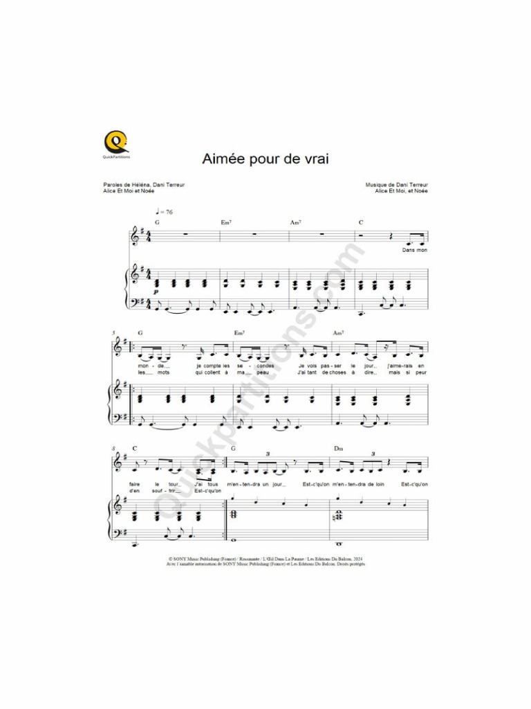 Aimer Pour de Vrai | PDF