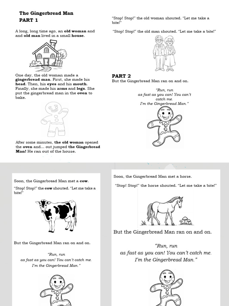 The Gingerbread Man INGLÉS | PDF