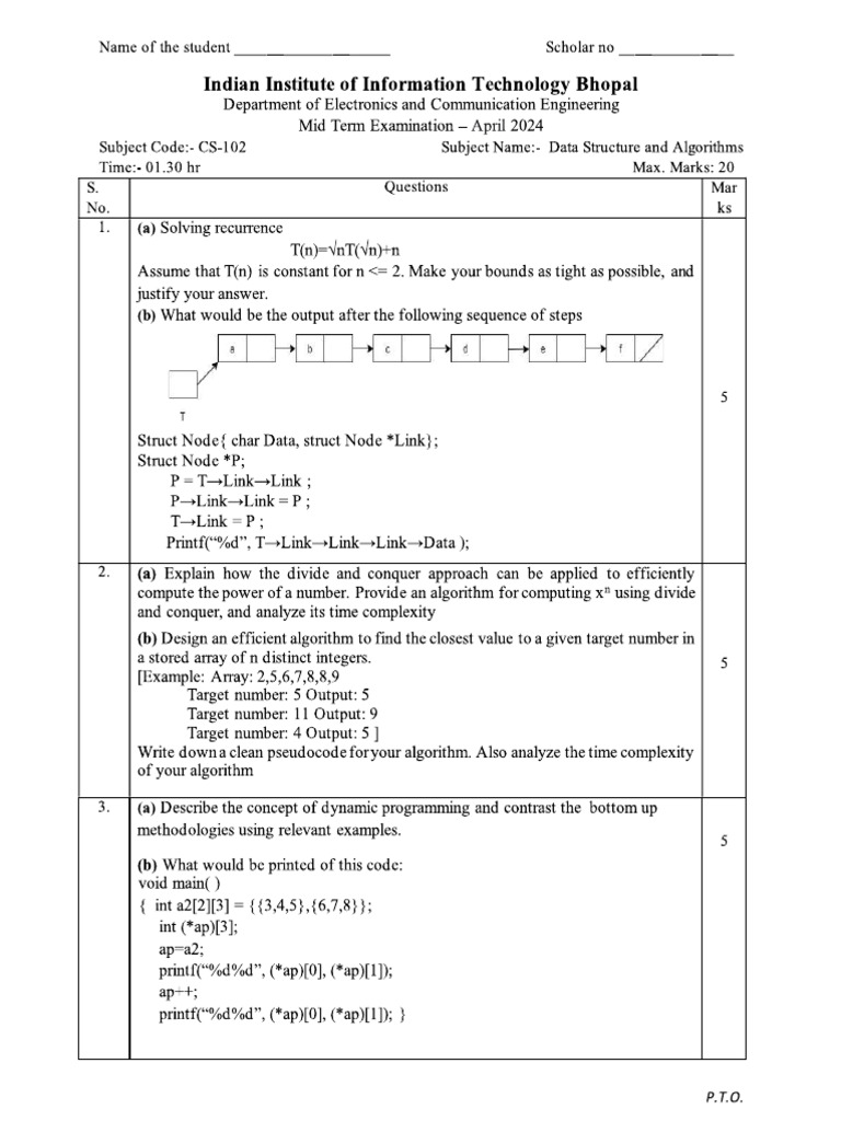 Dsa Assignment | PDF