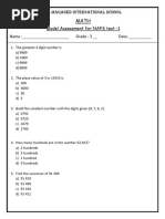 NAFS Student Assessment Guide | PDF