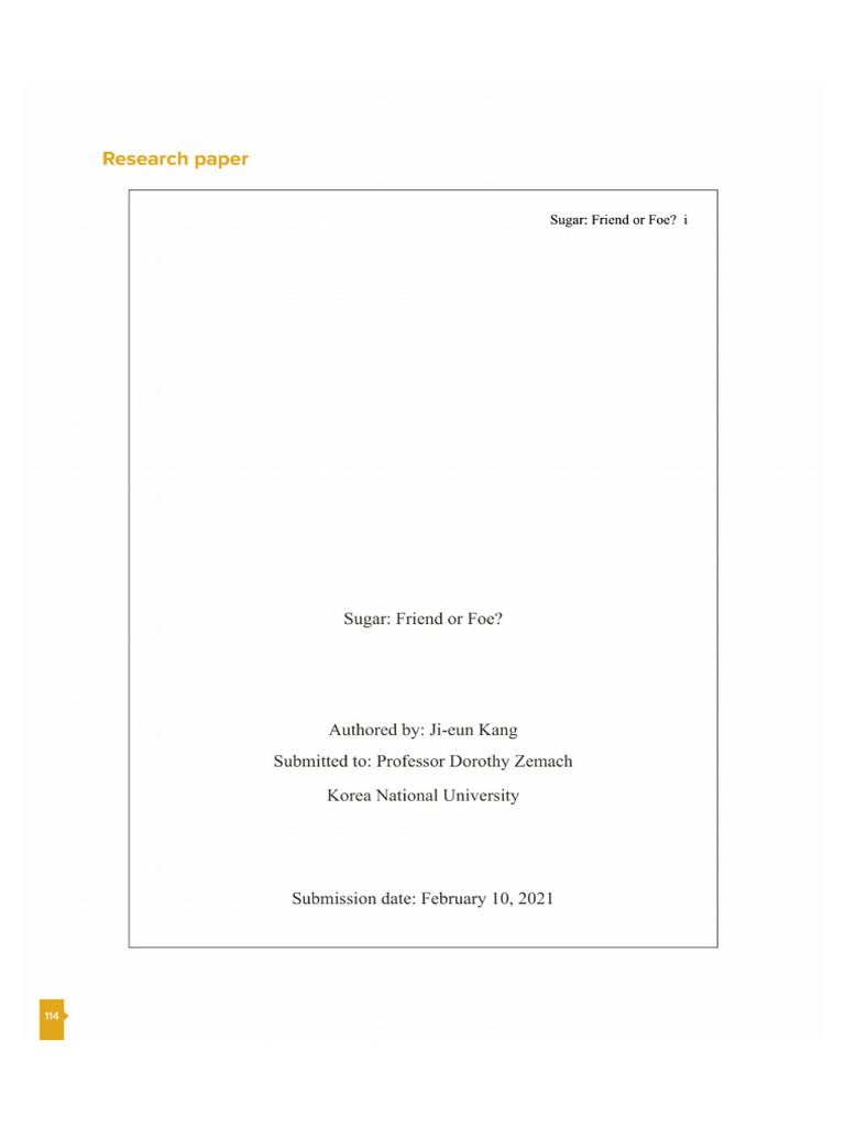 Research Paper Example | PDF