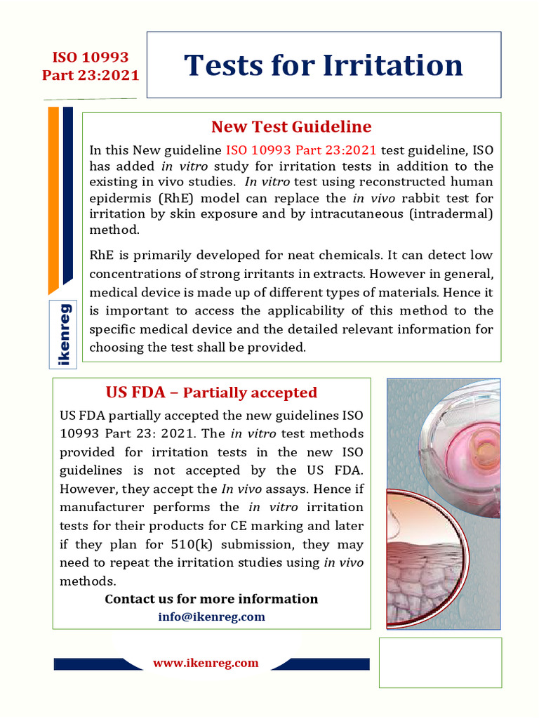 ISO 10993 Part 23 | PDF