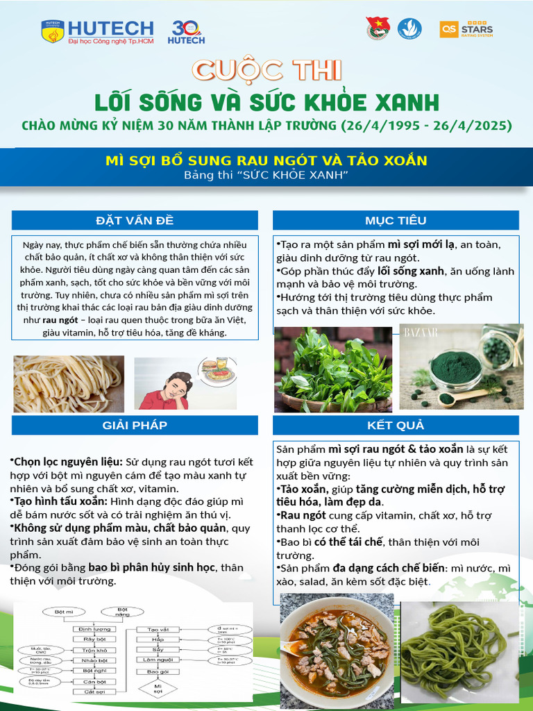 Poster Cuoc Thi Loi Song Va Suc Khoe Xanh | PDF