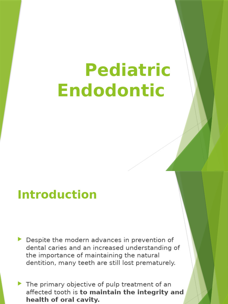 Pediatric Pulp Therapy Overview | PDF | Dentistry Branches | Dental Anatomy