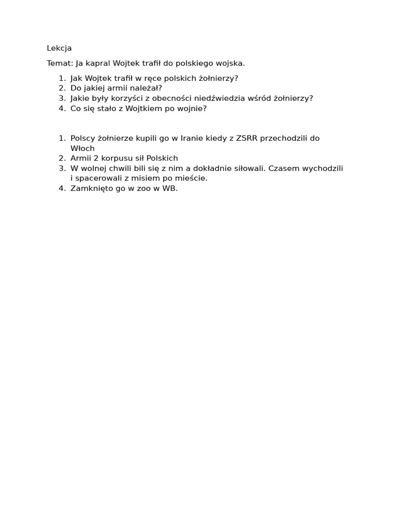 Wojtek. Wojtek Mis 17.12 | PDF