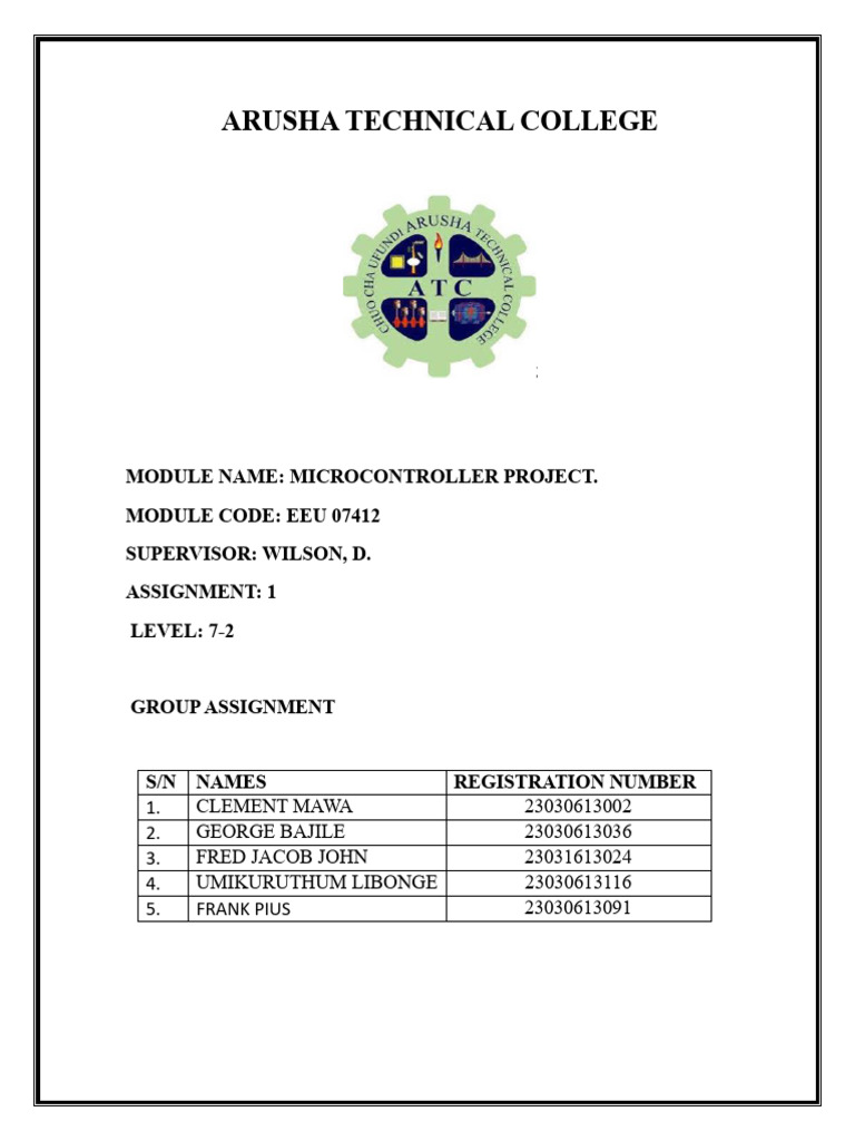 Microcontroller Project 1 (Powe Supply) | PDF | Rectifier | Power Supply