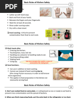 10 Basic Rules of Kitchen Safety & Sop | PDF | Kitchen | Hygiene