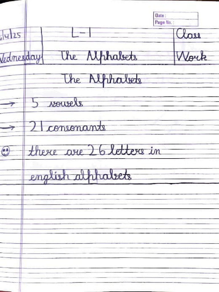 English Grammar Classwork | PDF