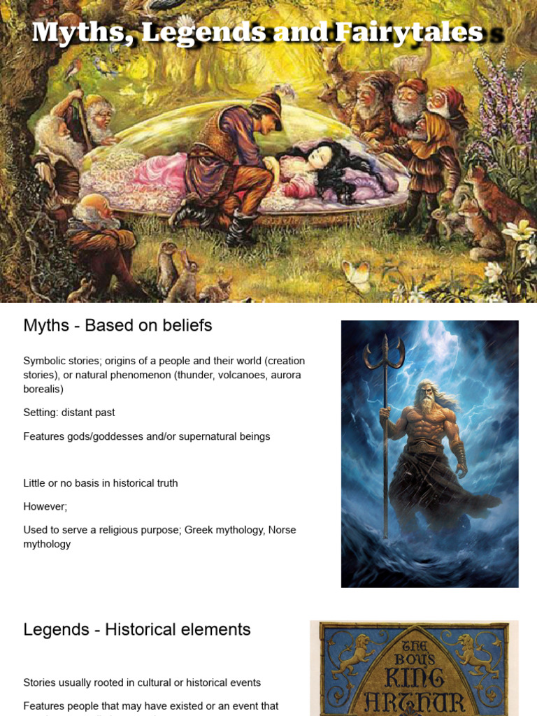 Myths, Legends and Fairytales | PDF