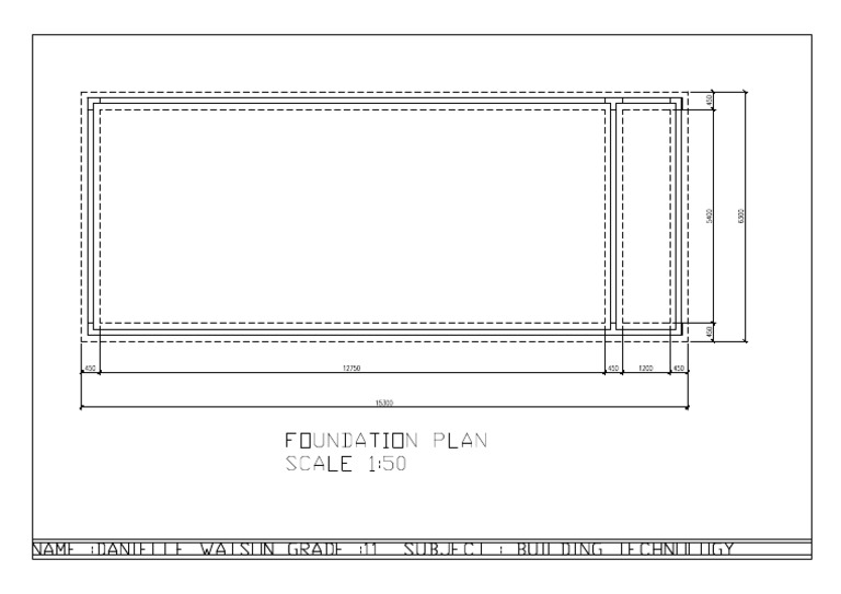 Foundation Plan | PDF