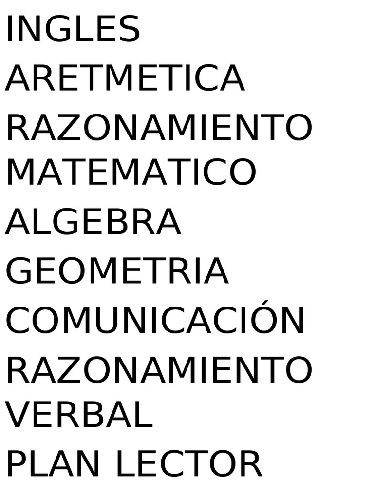 Nombres de Cursos | PDF