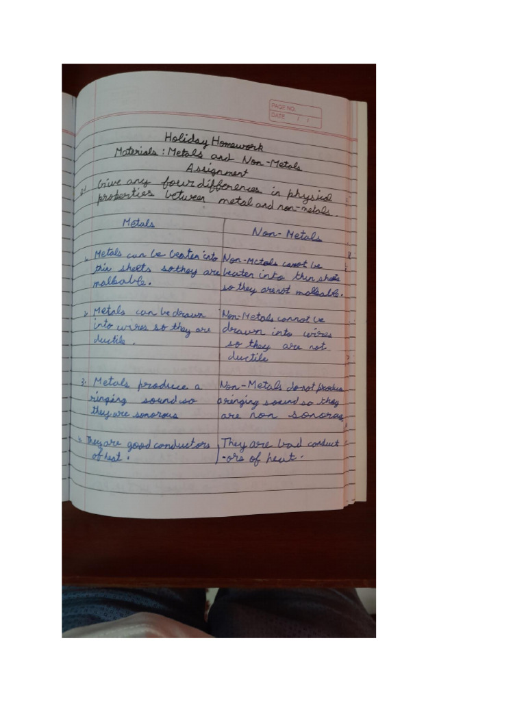 Science Holiday Homework Summer Vacations | PDF
