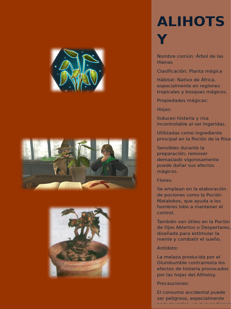 Ficha Mágica de La Alihotsy PDF | PDF