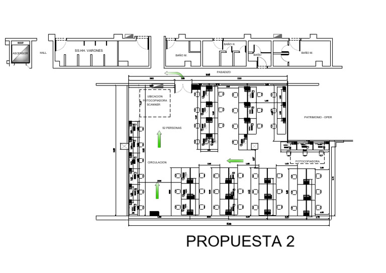Distribución Cajas Electricas en Piso y Red | PDF