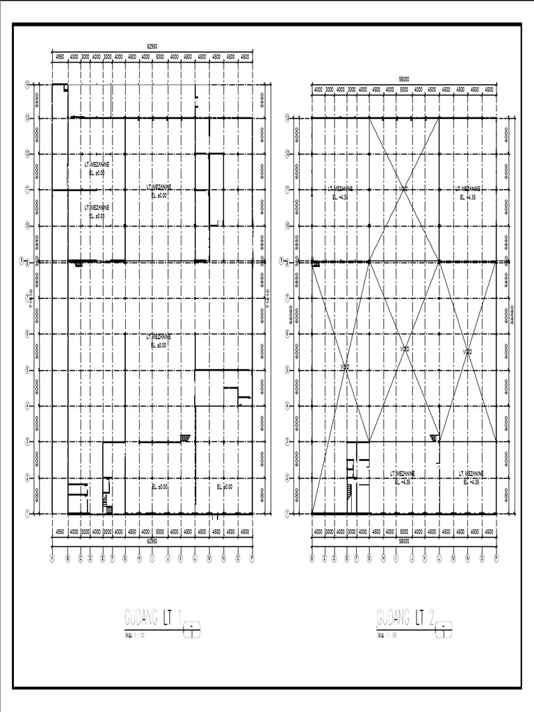 Denah Gudang Depan+Office-Model | PDF