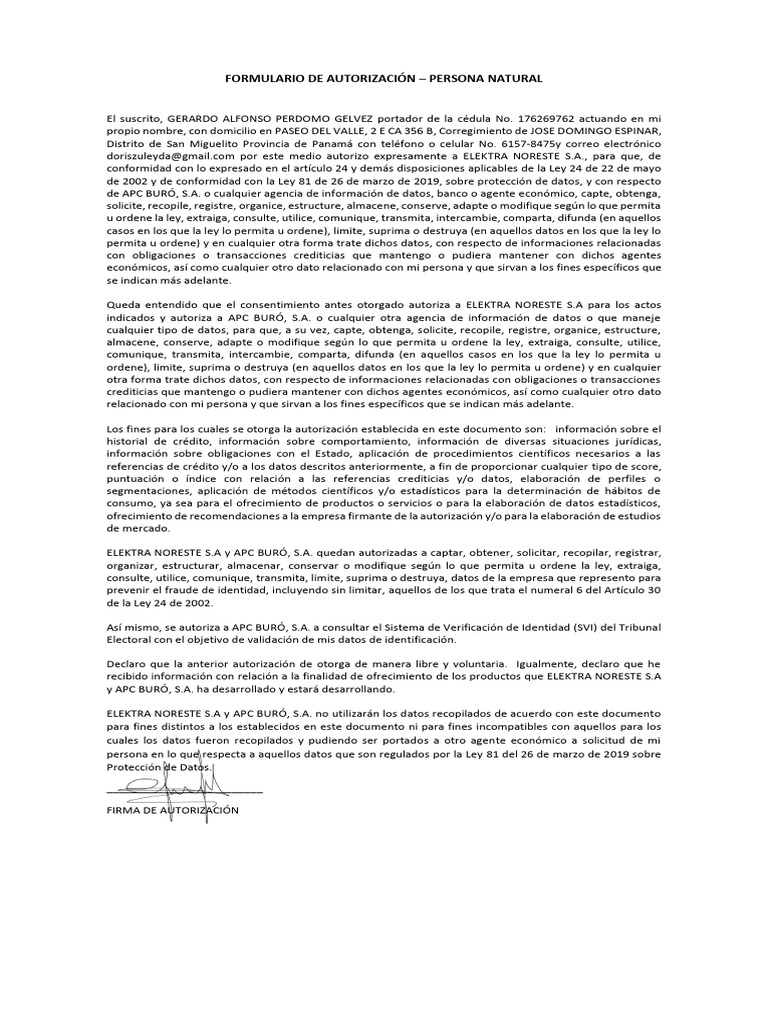 Apc Natural Gerardo Alfonso Perdomo Gelvez 21372810 Ensa | PDF ...