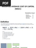 WACC Calculation Using Bloomberg | PDF | Cost Of Capital | Capital ...